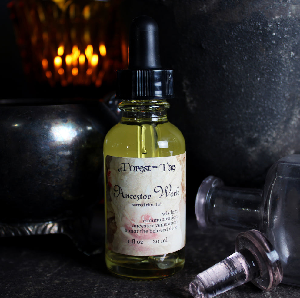 Ancestor Work Sacred Ritual Oil – of Forest and Fae