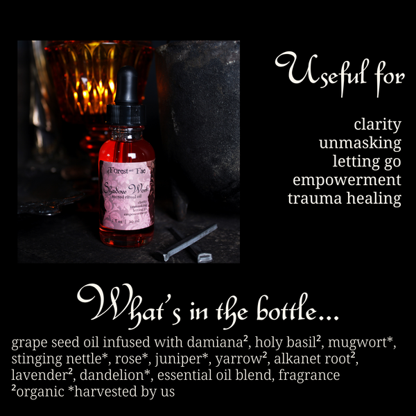 Shadow Work Ritual Oil – of Forest and Fae