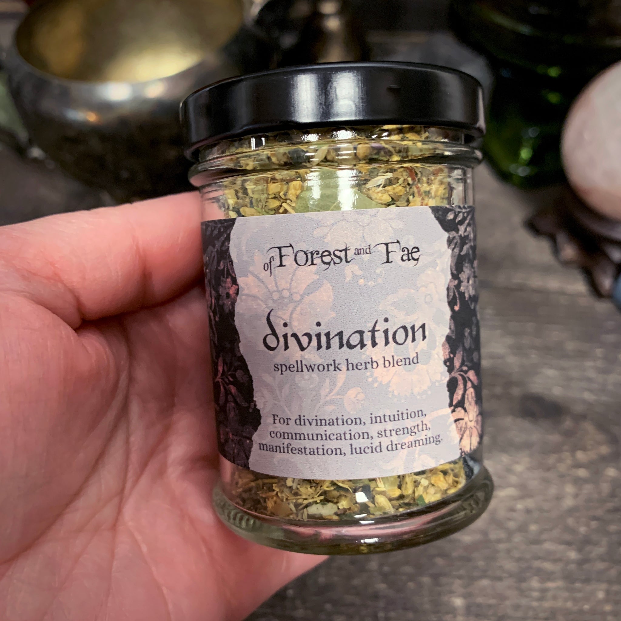 Divination Spellwork Herb Blend – of Forest and Fae